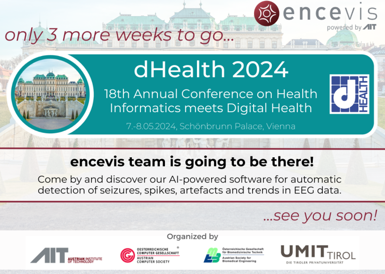 Meet us at the dHealth meeting 2024 in Vienna, May 7th-8th! - encevis